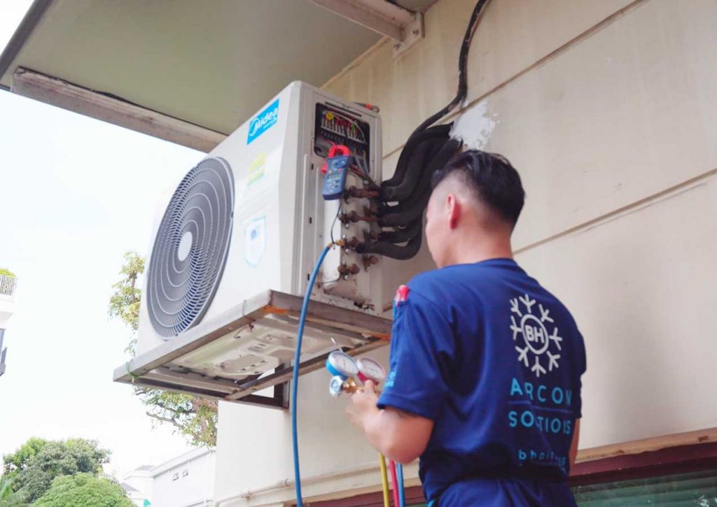 Aircon Pressure Test Services Singapore | BH Aircon Solutions
